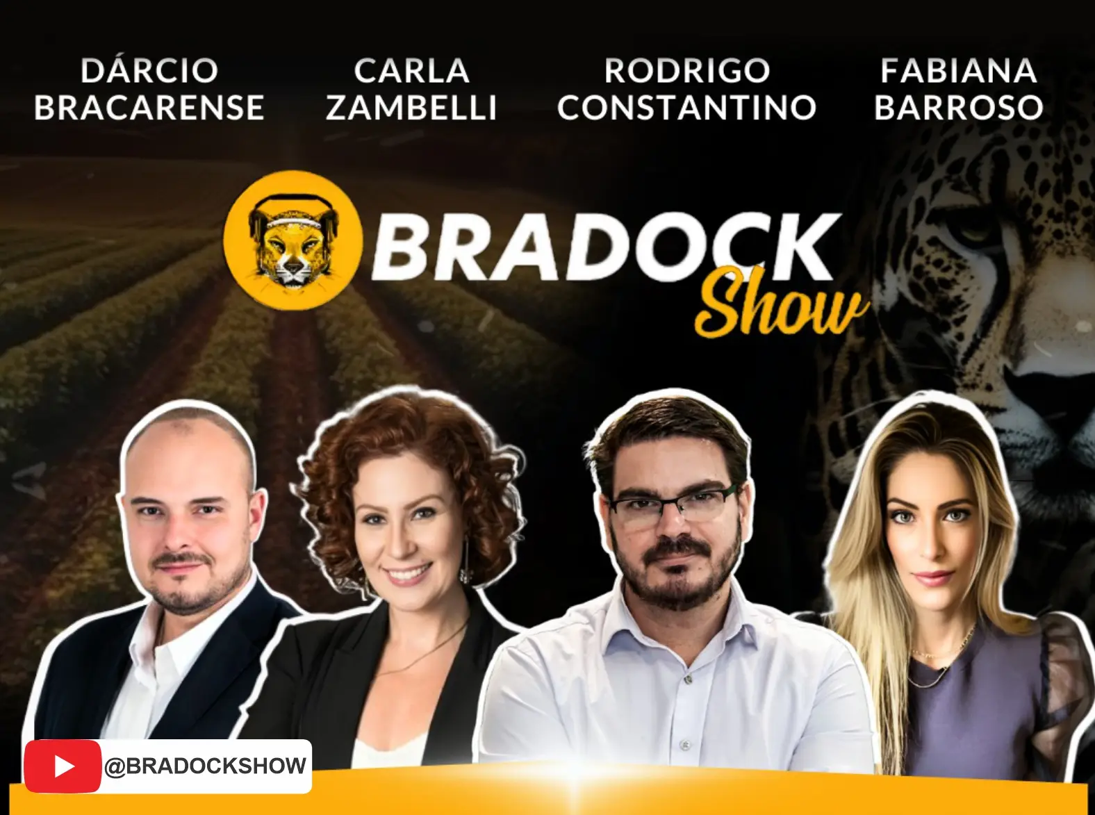 Deputada federal Carla Zambelli estreia na nova temporada do Bradock Show